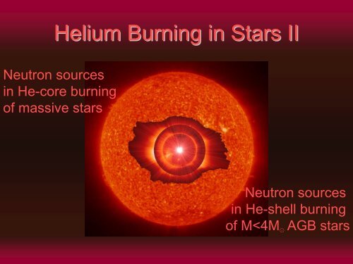 Helium Burning in Stars II