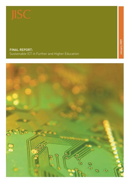 Sustainable ICT in Further and Higher Education Final Report - Jisc