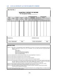 LBE Form No. 1 LOCAL BUDGET MATRIX - JMC 2007 Compendium
