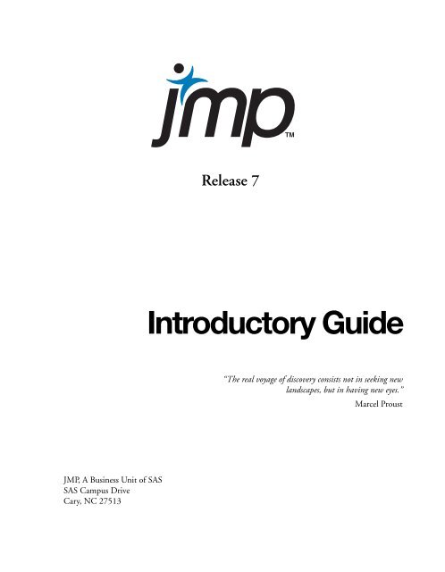 Introductory Guide - JMP