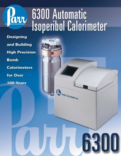 6300 Automatic Isoperibol Calorimeter - ROFA Praha sro