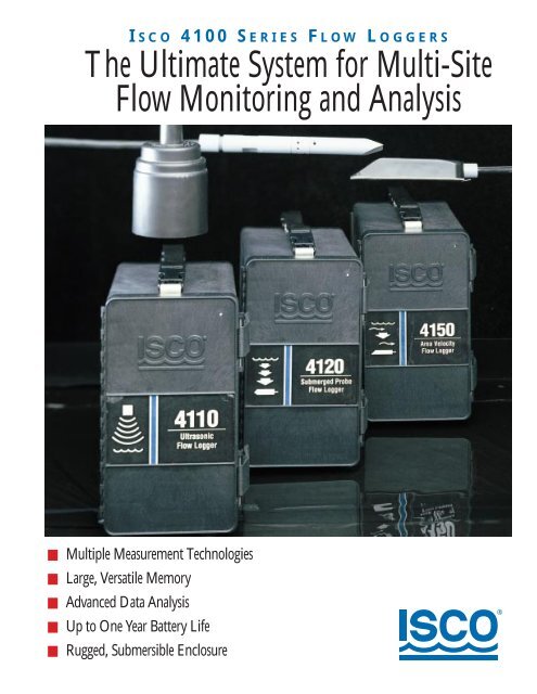 4100 Series Flow Loggers - Isco