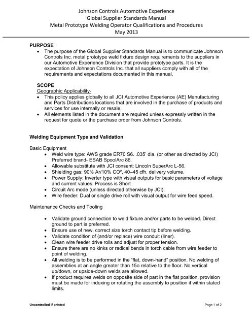 [PDF] [PDF] - Johnson Controls Inc.