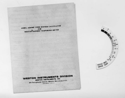 Weston Model 348 Ranger 9 Zone System Dial