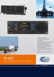 Brochure TR 7750C.pdf - Jotron