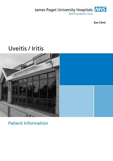 Uveitis - Iritis leaflet - James Paget University Hospitals