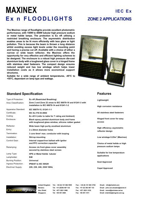 Maxinex Ex n Floodlight