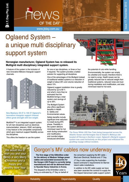 Oglaend System â a unique multi disciplinary ... - JT Day Pty Ltd