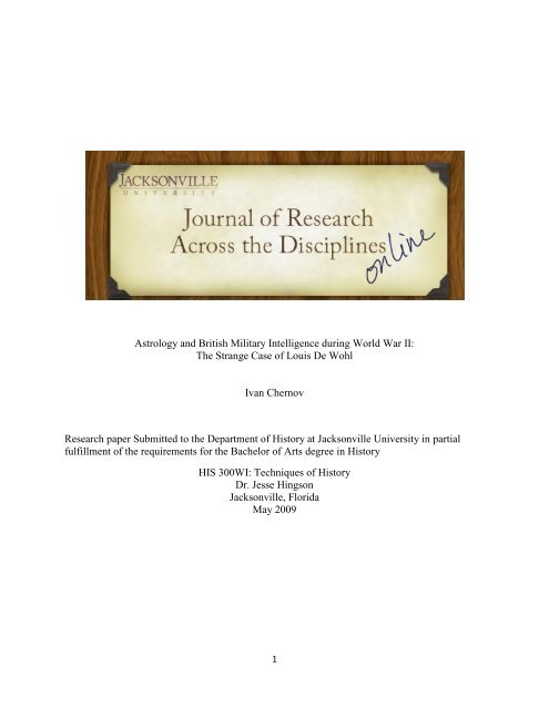 Ivan Chernov - Jacksonville University