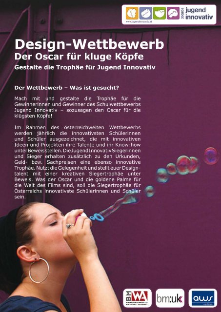 Design-Wettbewerb - Jugend Innovativ