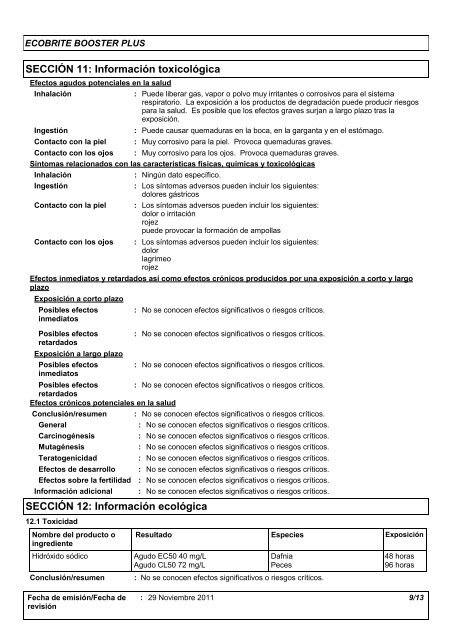 ECOBRITE BOOSTER PLUS SEC