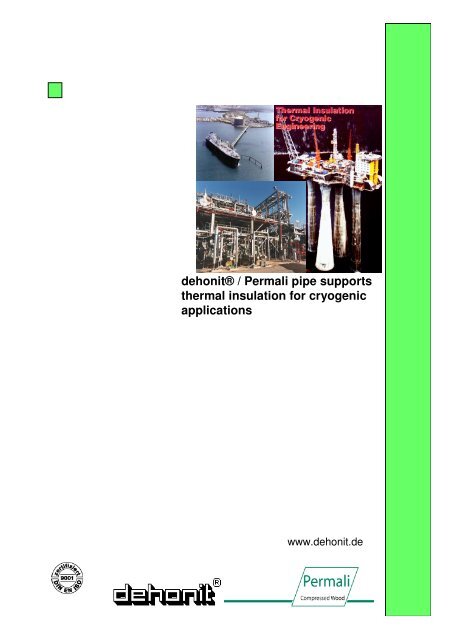dehonit® / Permali pipe supports thermal insulation for cryogenic ...