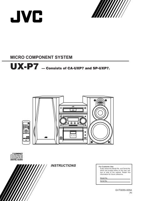 MICRO COMPONENT SYSTEM - JVC New Zealand