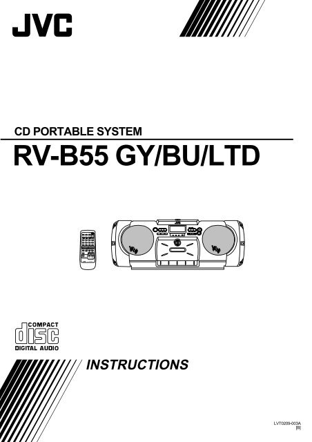 RV-B55 GY/BU/LTD - JVC