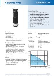 Aquadrive 1200 SE - centra-pva