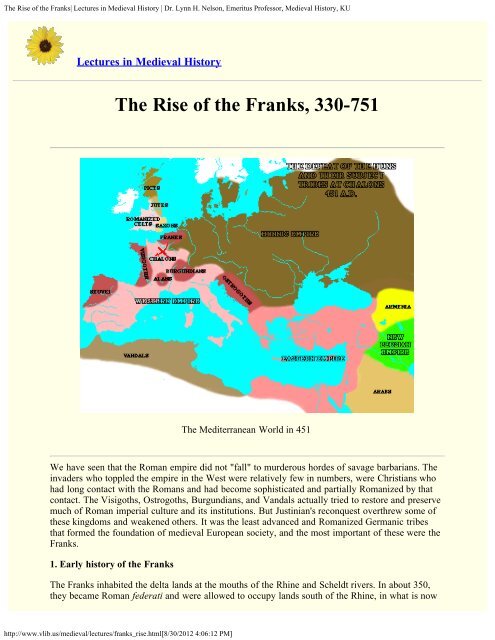 The Rise of the Franks| Lectures in Medieval History | Dr. Lynn H ...