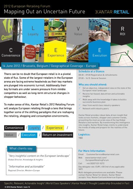 brochure - Kantar Retail