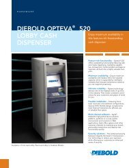 Diebold Opteva® 760 advanced-function, through-the-wall walk ...