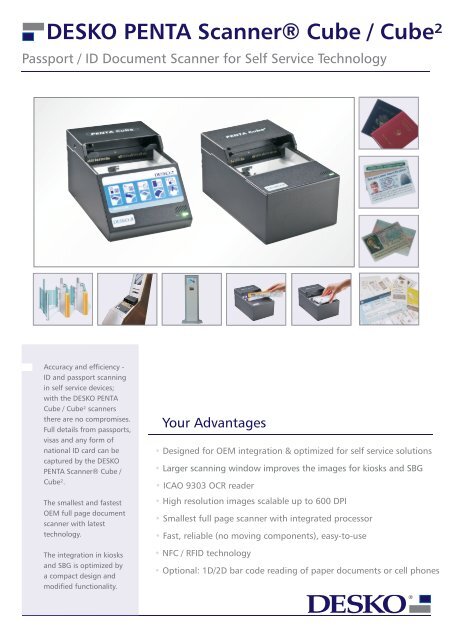 Desko Penta Scanner® Cube Cube²