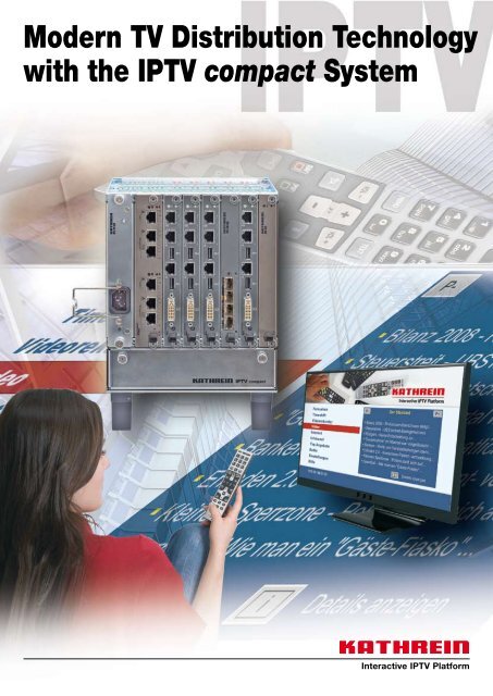 99811329; Modern TV Distribution Technology with the IPTV ...