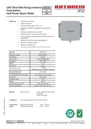 Summary of Antenna Types,