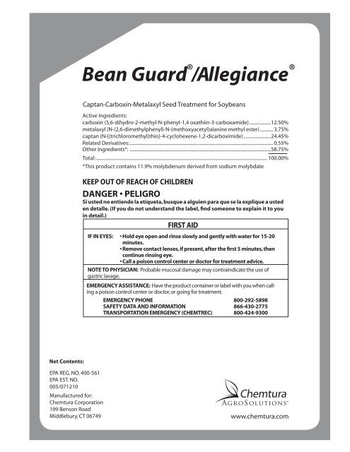 Bean Guard®/Allegiance®