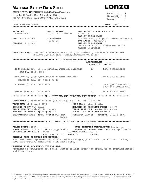View MSDS - KellySolutions.com