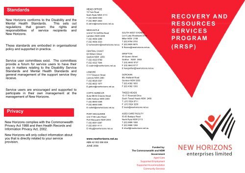 RRSP information brochure (PDF - 55 KB) - NSW Government