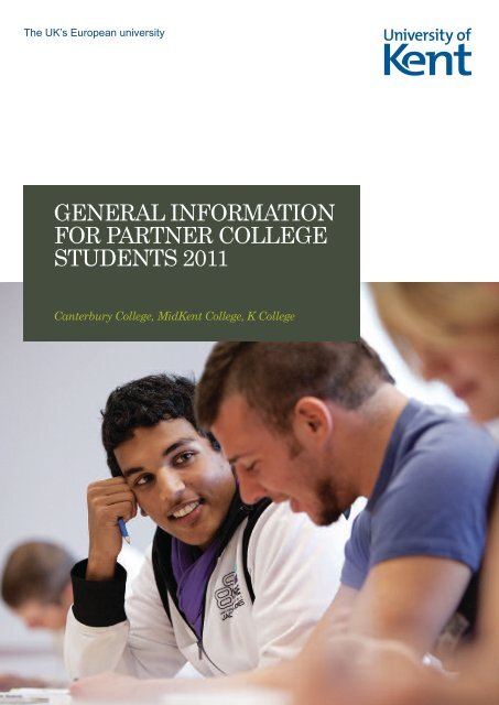 Student handbook - University of Kent
