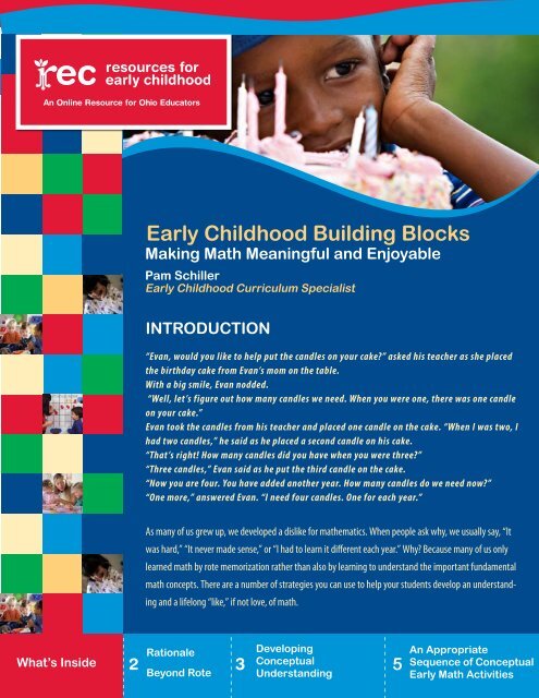 Early Childhood Building Blocks : Making Math Meaningful and