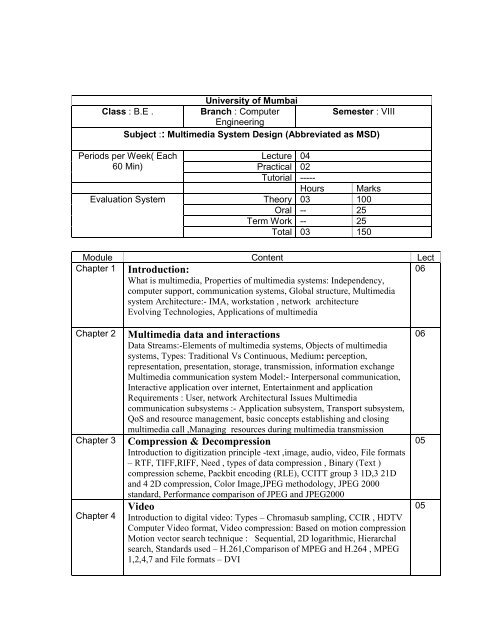 Multimedia System Design