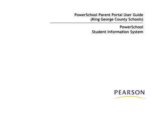 PowerSchool Student Information System - King George County ...
