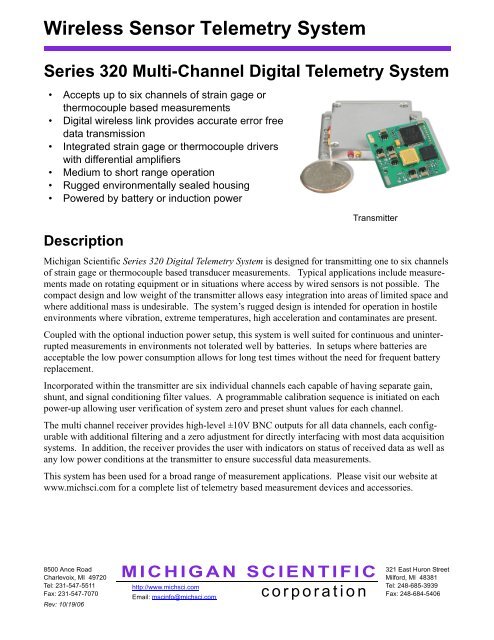 Wireless Sensor Telemetry System