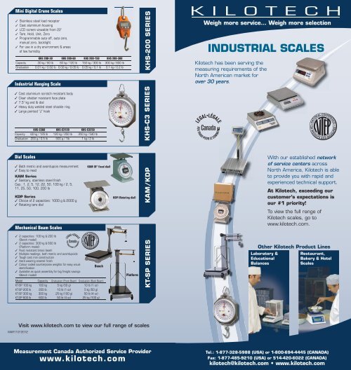 INDUSTRIAL SCALES