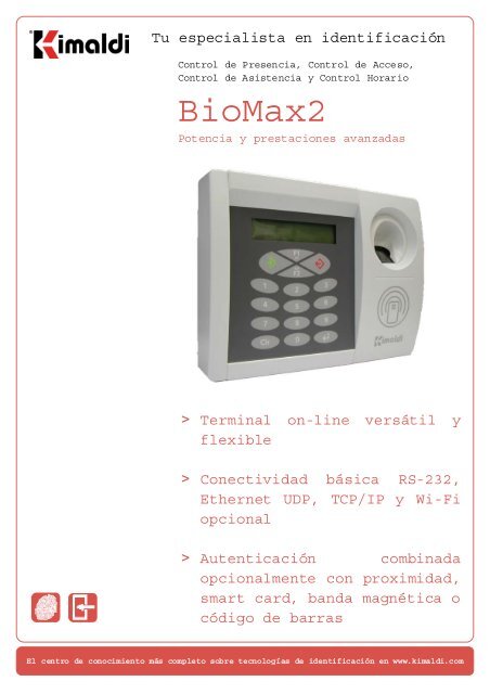 BioMax2 - Kimaldi
