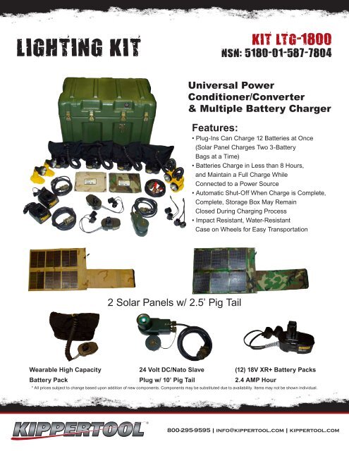 LIGHTING KIT - Kipper Tool