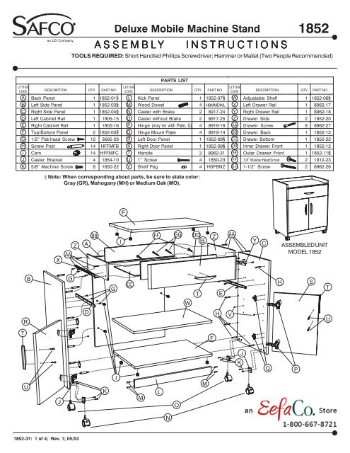 Assembly Instructions - Kitchen Source