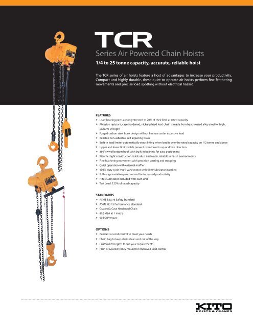 Download .PDF - Kito Canada