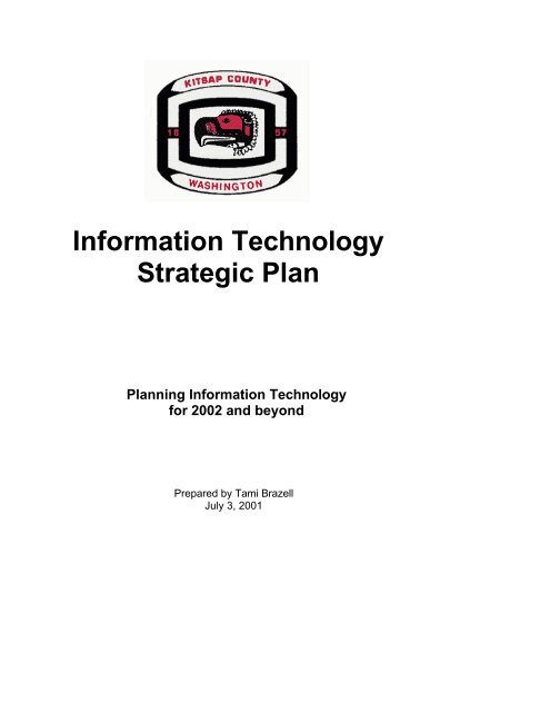 2002 Technology plan - Kitsap County Government