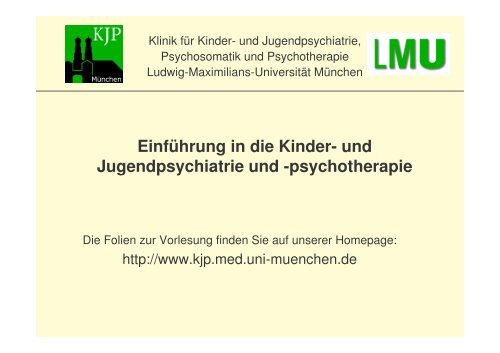 (Microsoft PowerPoint - Kopie von Vorl_Einführung.ppt) - Klinik und ...