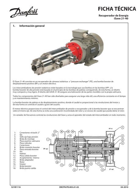FICHA TÉCNICA - Danfoss