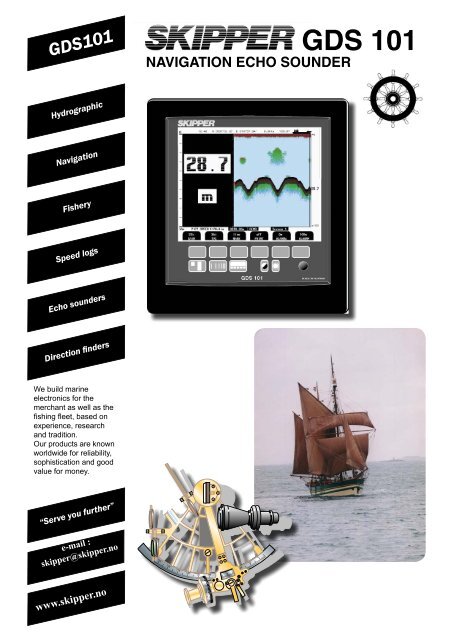 Navigation echo sounder