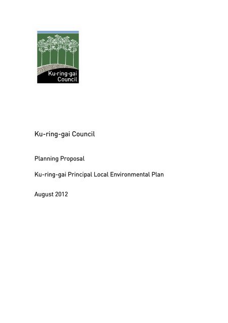 Planning Proposal - Ku-ring-gai Council