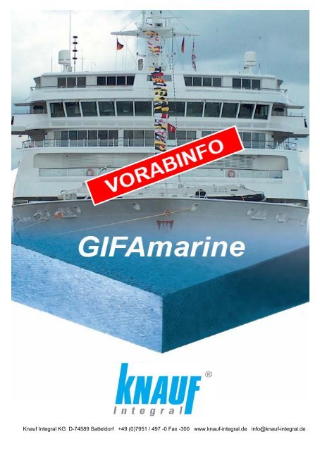 GIFA marine - bei Knauf Integral