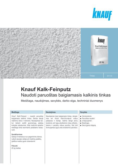 Knauf Kalk-Feinputz