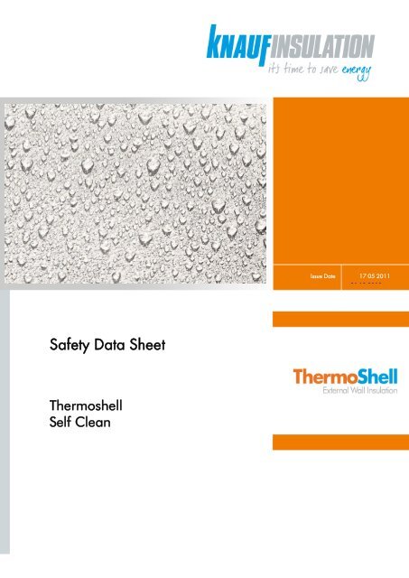 TS-SELF CLEAN Safety Data Sheet - Knauf Insulation