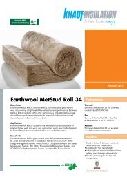 Datasheet - Knauf Fireboard - Knauf Insulation