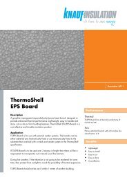 ThermoShell Internal Wall Insulation System ... - Knauf Insulation