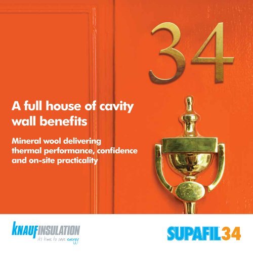 Brochure - Supafil 34 - Knauf Insulation