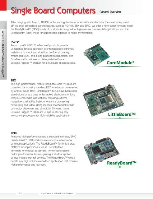 Single Board Computers - ADLINK Technology